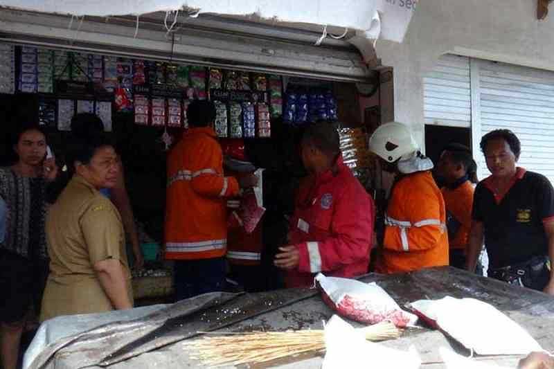 Api Dupa Nyaris Ludeskan Kios | BALIPOST.com