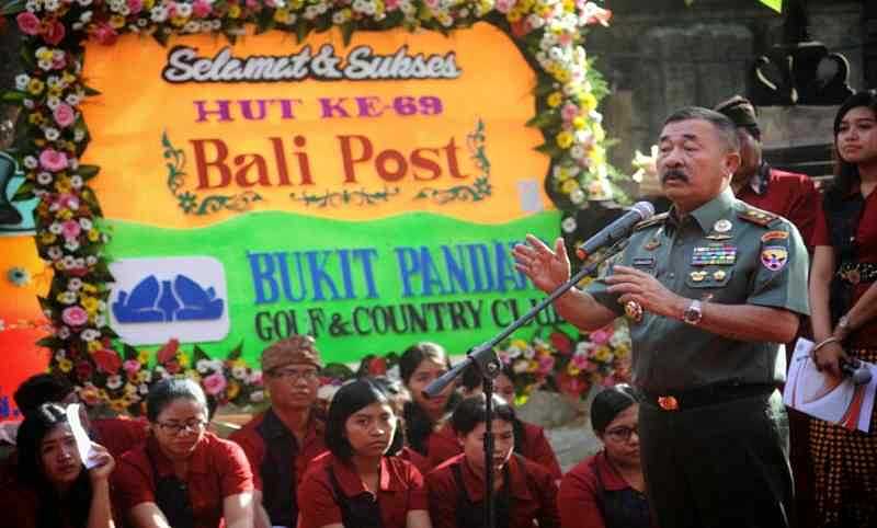 Pangdam IX/Udayana Hadiri HUT ke-69 Bali Post | BALIPOST.com