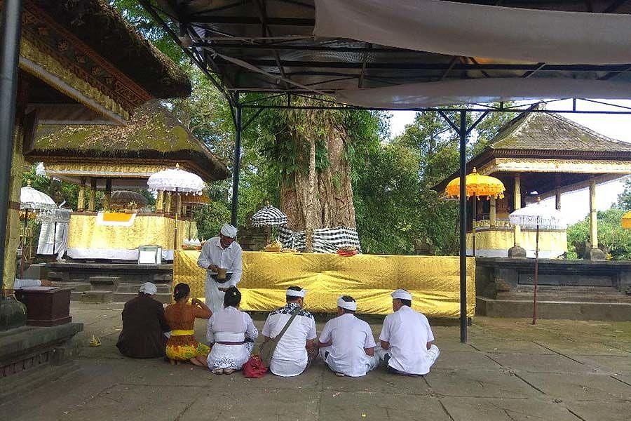 Rabu, Puncak Karya Pura Sri Rambut Sedana Goa Raja | BALIPOST.com