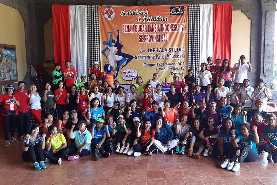 Lala Studio Kembali Gelar Pelatihan Senam Lansia | BALIPOST.com