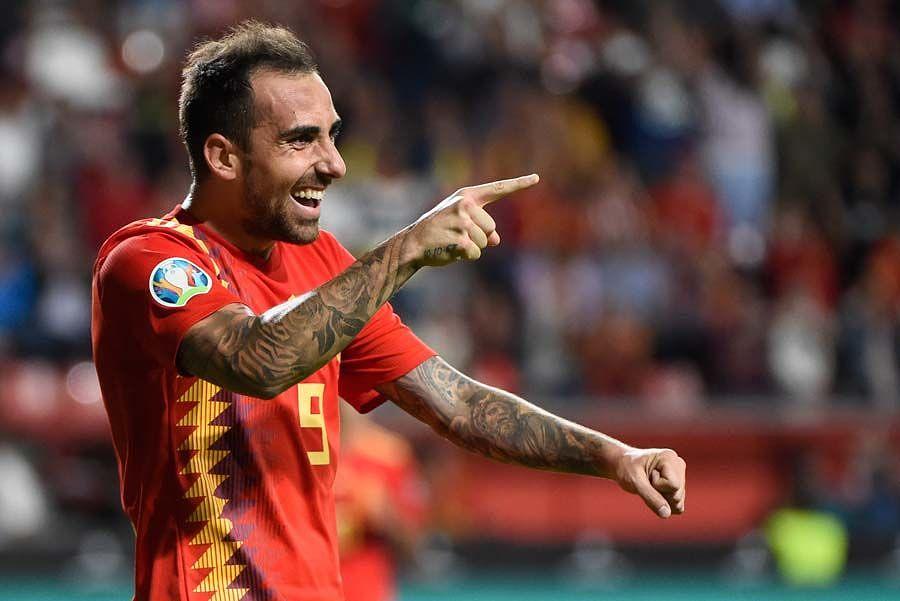 Rodrigo, Alcacer put Spain on brink of Euro 2020 qualification ...