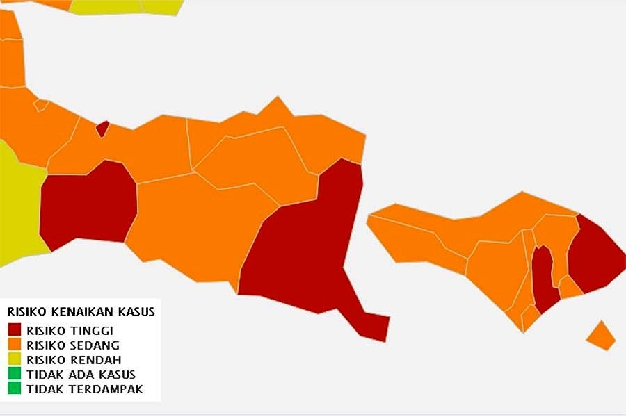 Kembali Zona Merah di Bali Tinggal Dua! Kabupatennya yang Beda ...