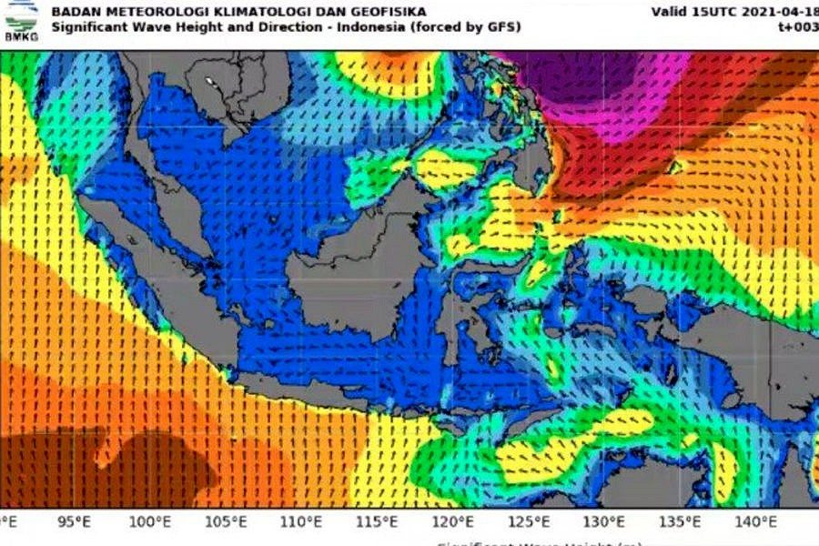 BMKG Ingatkan Waspadai Gelombang Tinggi Capai 6 Meter | BALIPOST.com