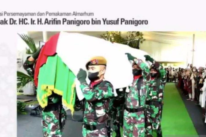 Arifin Panigoro Dimakamkan Secara Kenegaraan | BALIPOST.com