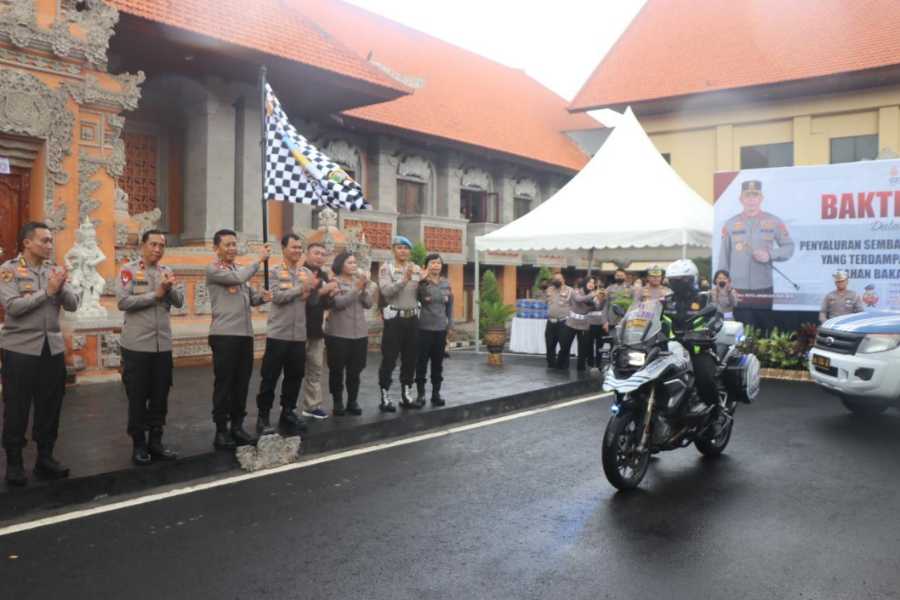 Hut Lantas Ribuan Paket Sembako Disebar Seluruh Bali Balipost