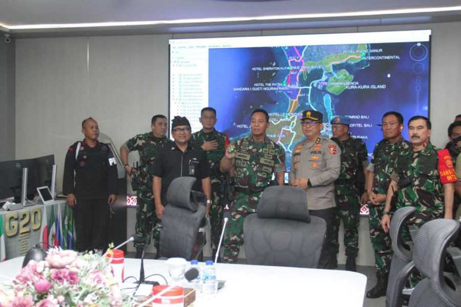 Panglima TNI Tinjau Posko Satgas G20 | BALIPOST.com