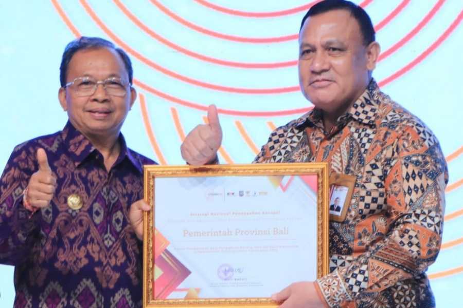 Pemprov Bali Raih Penghargaan Apresiasi Strategi Nasional Pencegahan Korupsi | BALIPOST.com