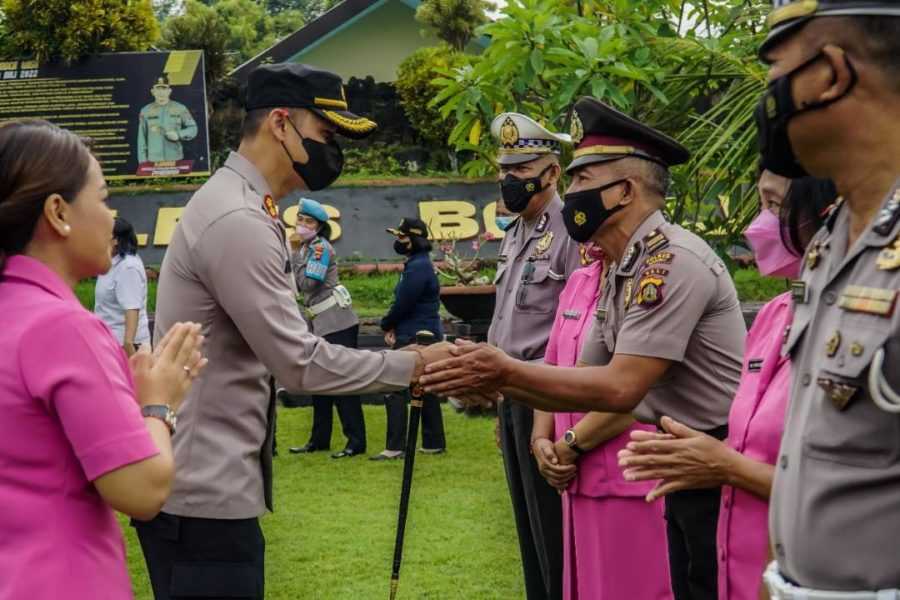 Dua Kasat Polres Bangli Naik Pangkat