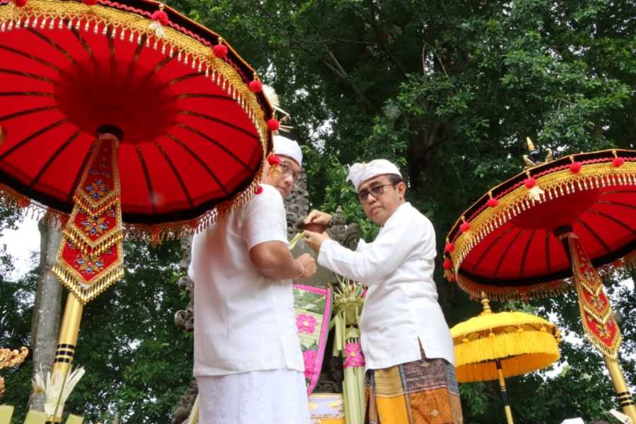 Mendem Pedagingan di Pura Kahyangan Desa Adat Sumerta | BALIPOST.com