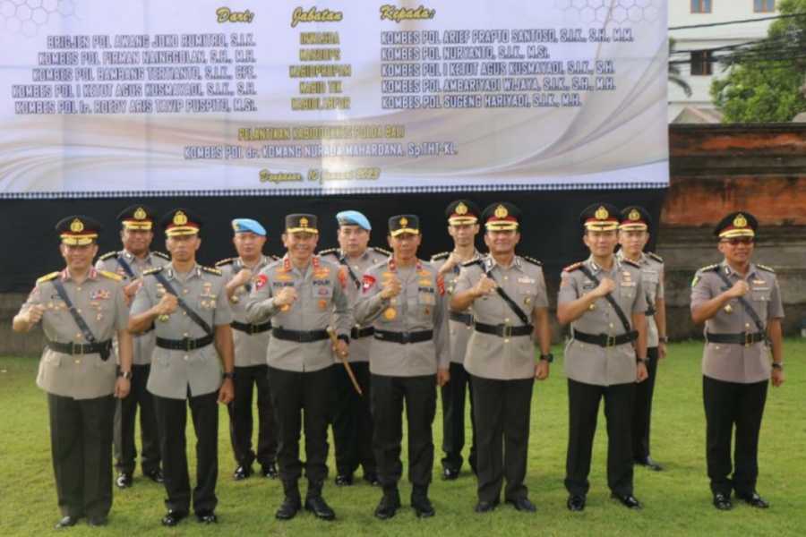 Sejumlah Penjabat Utama Polda Bali Diserahterimakan | BALIPOST.com