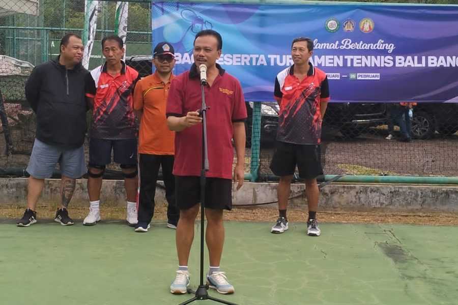 Sekda Dewa Made Indra Buka Turnamen Tennis Lapangan Bapor KORPRI Bali ... Sekda Dewa Made Indra Buka Turnamen Tennis Lapangan Bapor KORPRI Bali ...