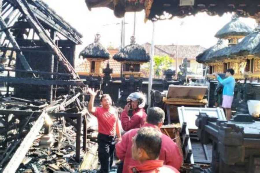 Merajan Arya Gajah Para Kebakaran, Kerugian Capai Ratusan Juta | BALIPOST.com