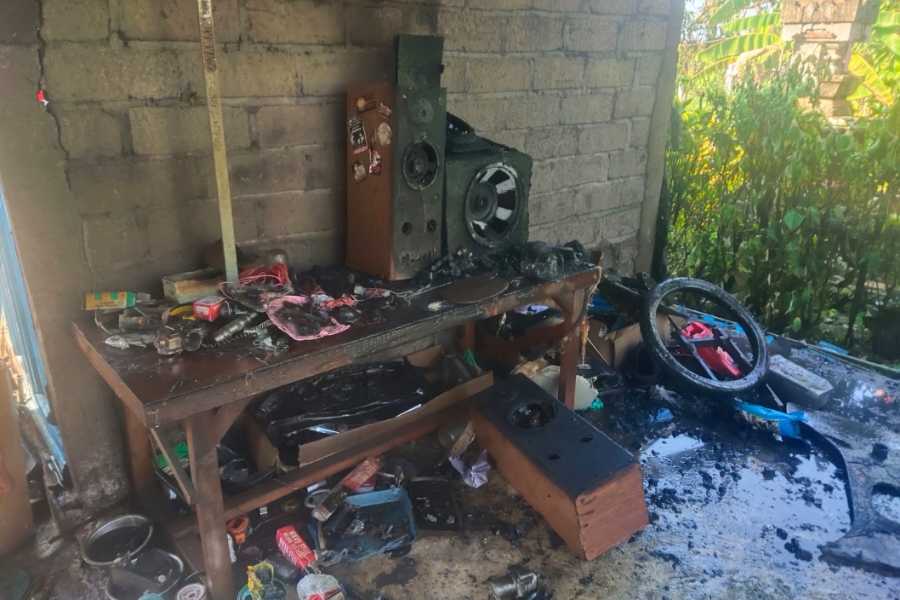 Bengkel Terbakar, Tiga Motor Ludes | BALIPOST.com