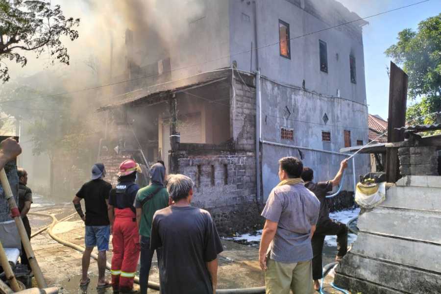 Rumah di Subak Dalem Terbakar, Kerugian Ratusan Juta | BALIPOST.com