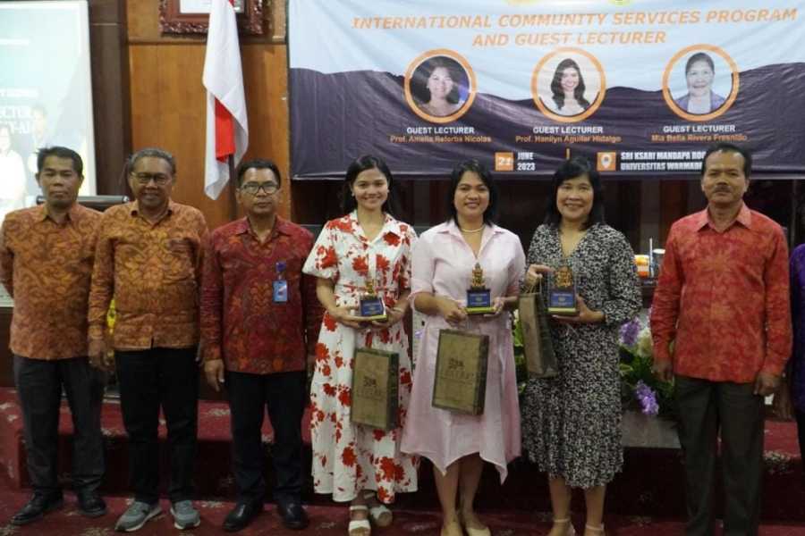 Unwar dan CBSUA Gelar "International Community Services Program and Guest Lecturer" | BALIPOST.com