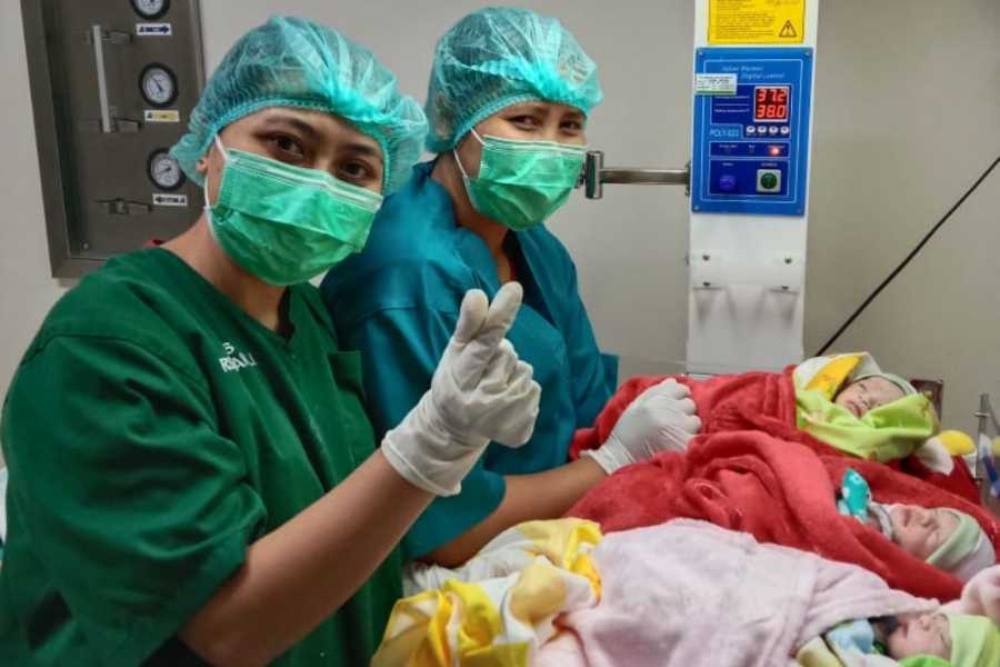 Bayi Kembar Tiga Lahir di RSU Bangli | BALIPOST.com