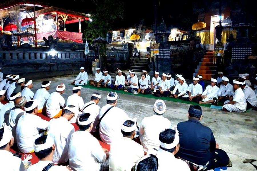 Desa Adat Tusan Gelar Pengukuhan Prawartaka Karya Agung | BALIPOST.com