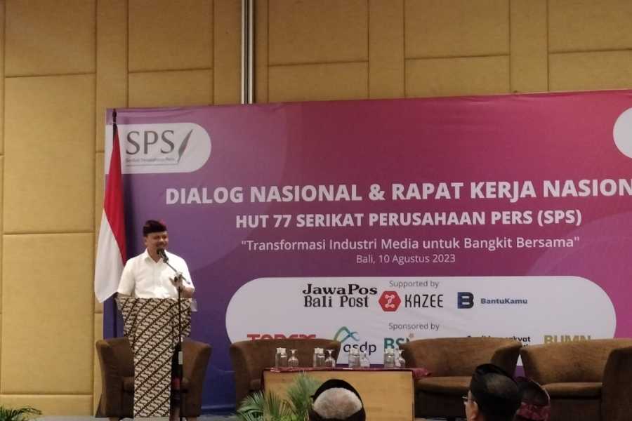 HUT Ke-77 SPS, Gubernur Koster Sebut Media Massa Penting Dukung ...