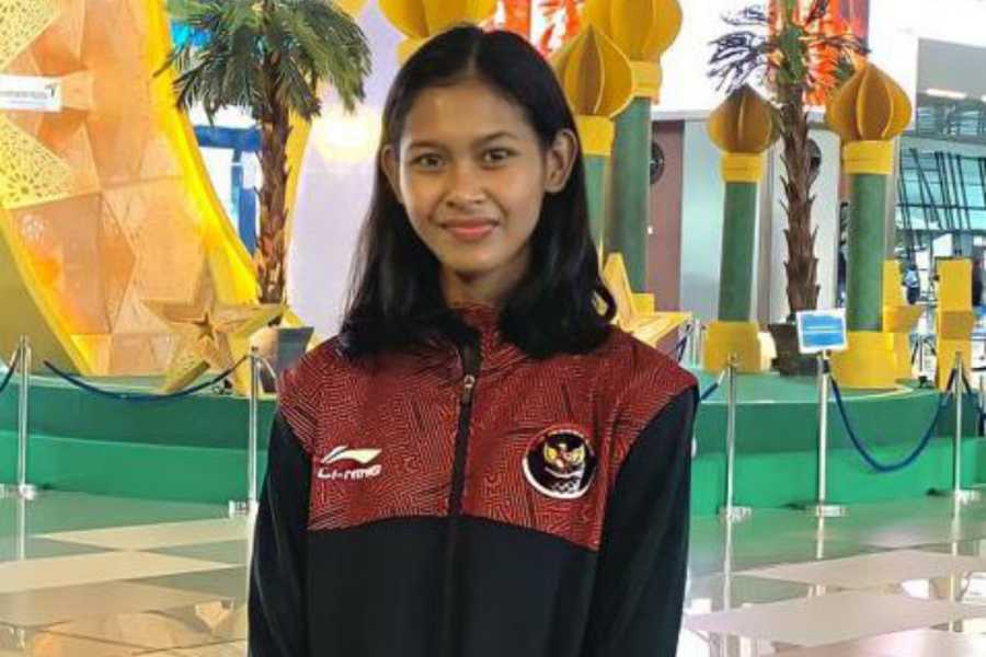 Kadek Heni Dipatok Emas AG Hangzhou | BALIPOST.com