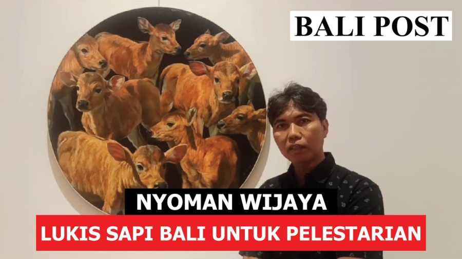 Melukis Sapi Bali untuk Pelestarian | BALIPOST.com