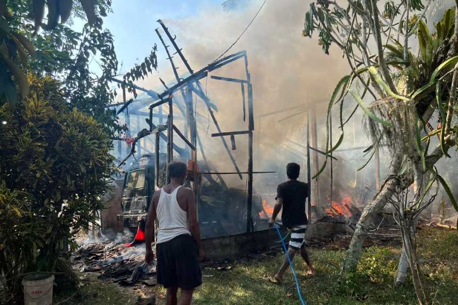 Gudang Jamur di Abiansemal Ludes Terbakar | BALIPOST.com