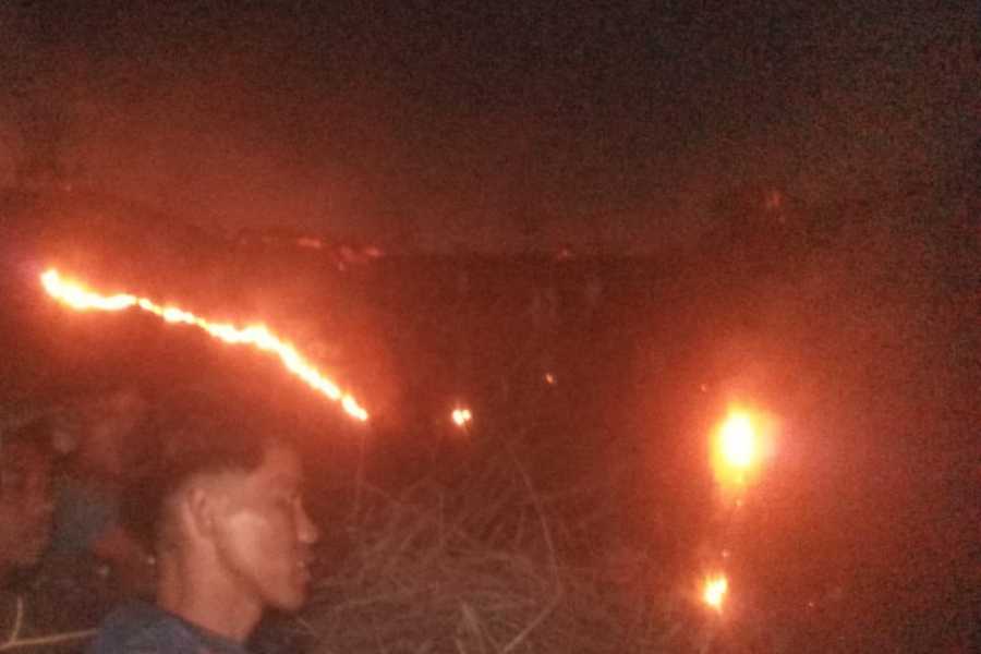 Kebakaran Lahan Di Bukit Abang Bakar Enam Kilometer Pipa, Seratus KK ... Kebakaran Lahan Di Bukit Abang Bakar Enam Kilometer Pipa, Seratus KK ...