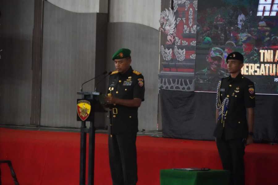 Hari Juang TNI AD, Perkuat Kemanunggalan dengan Rakyat | BALIPOST.com