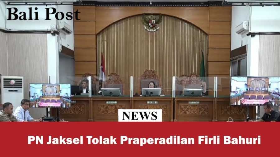 PN Jaksel Tolak Praperadilan Firli Bahuri | BALIPOST.com
