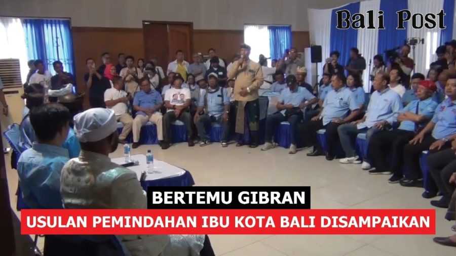Bertemu Gibran, Tokoh Puri Buleleng Usul Pemindahan Ibu Kota Bali ...