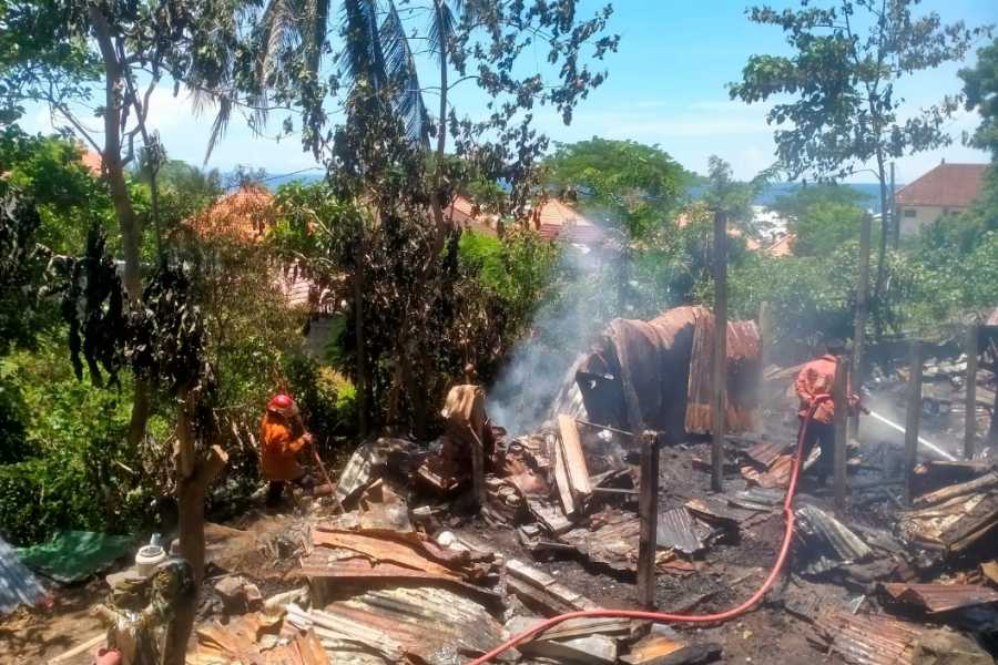 Galungan, Tiga Rumah dan Dapur di Karangasem Ludes Terbakar | BALIPOST.com