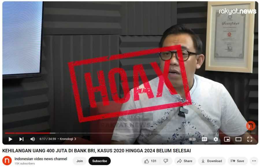 Viral Video Uang Hilang Rp400 Juta, BRI: Uang Diambil Nasabah Di 2018 Dan Terjebak Investasi ...