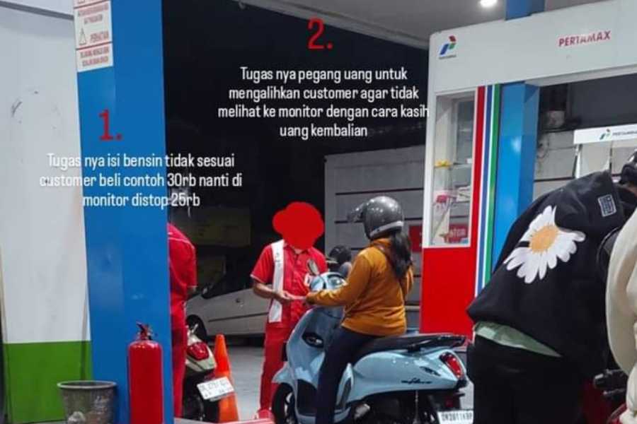 Dugaan Kecurangan SPBU Viral di Medsos, Pertamina Lakukan Pengecekan CCTV | BALIPOST.com