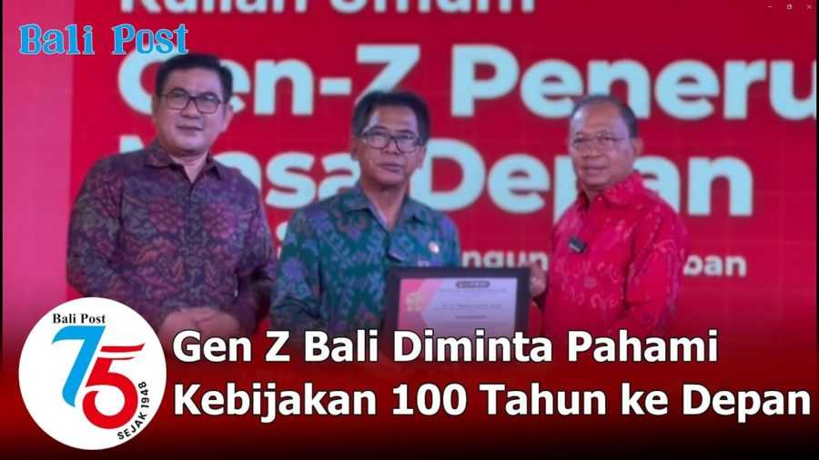 Gen Z Bali Diminta Pahami Kebijakan 100 Tahun ke Depan | BALIPOST.com