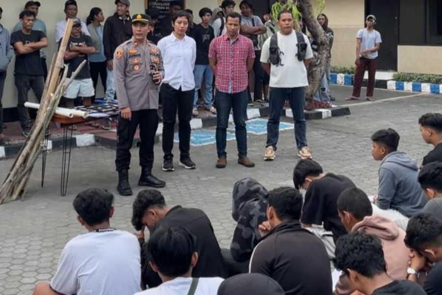 Bentrok, Puluhan Anggota Geng Remaja Diamankan | BALIPOST.com