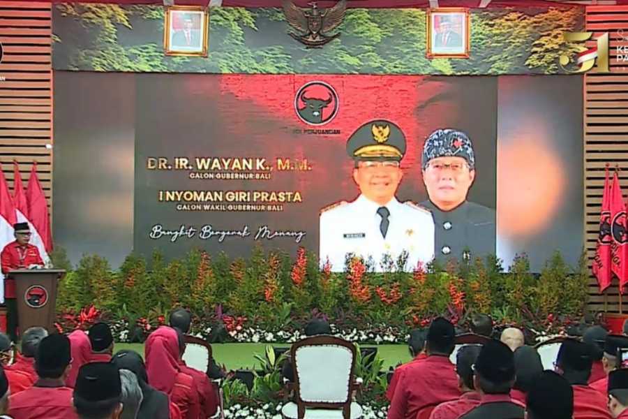 PDIP Keluarkan Rekomendasi untuk Wayan Koster-Giri Prasta di Pilkada ...