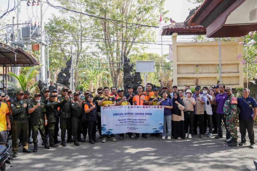 BPBD Badung Gelar Simulasi Siaga Bencana Gempa Bumi dan Tsunami | BALIPOST.com