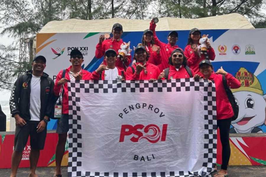 Kontingen Selancar Ombak Bali Raih 3 Perunggu dan 1 Perak | BALIPOST.com