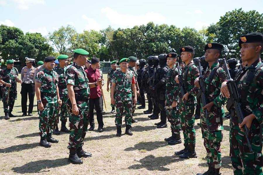 Korem Persiapkan Pengamanan Kunjungan Ibu Negara | BALIPOST.com