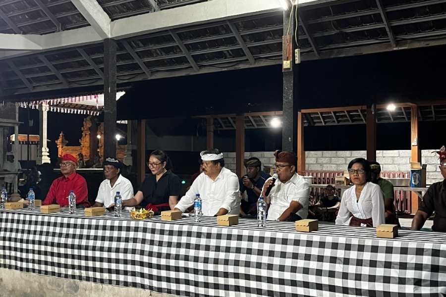 Krama Abiantuwung Bulatkan Tekad Menangkan Sanjaya-Dirga | BALIPOST.com