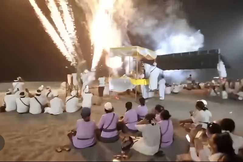 Buntut Nyalakan Kembang Api saat Persembahyangan di Berawa, Pemprov ...