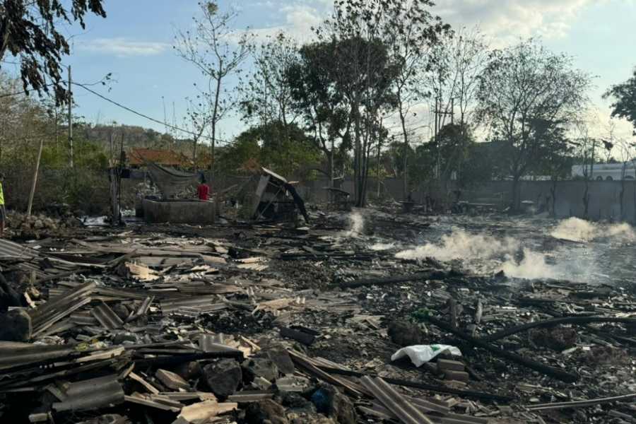 Puluhan Bedeng di Pecatu Ludes | BALIPOST.com