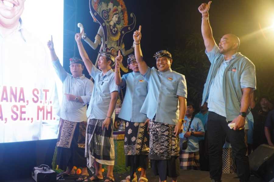 Semangat Pemenangan Suyadinata dan Mulia-PAS Membara di Jero Kerobokan ...