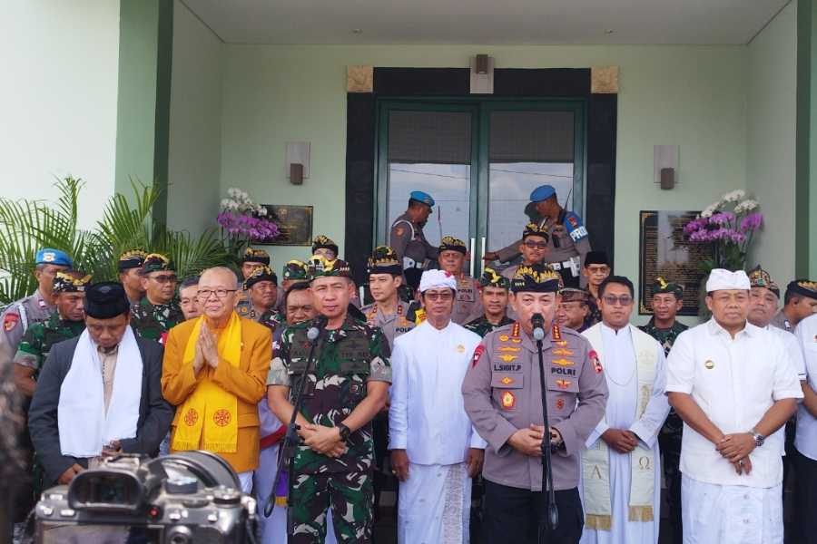 Hadir Langsung di Doa Bersama Pilkada Bali, Ini Pesan Kapolri dan Panglima TNI | BALIPOST.com