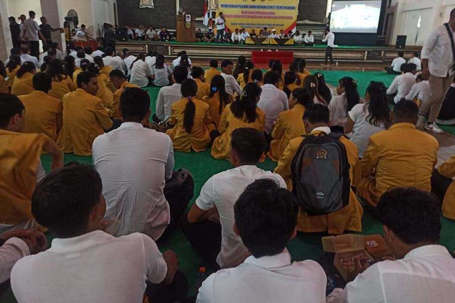 UPMI Bali Kerahkan 184 Mahasiswa Bantu KPU Denpasar | BALIPOST.com