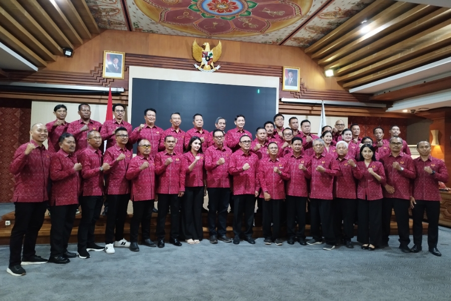 Dilantik, Pengurus KONI Kota Denpasar Siap Lahirkan Atlet Berprestasi | BALIPOST.com