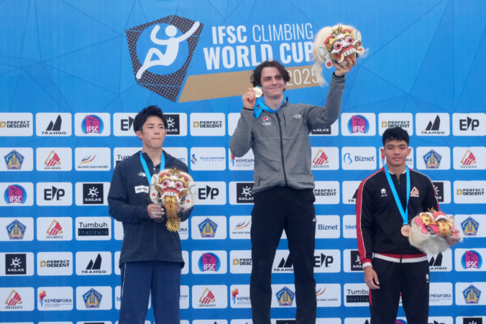 Samuel Watson Pecahkan Rekor Dunia di Piala Dunia Panjat Tebing Bali ...
