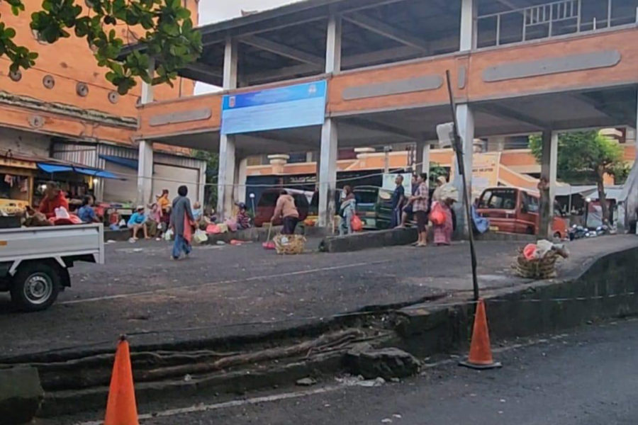 Area Terminal Pasar Amlapura Barat Ditata | BALIPOST.com