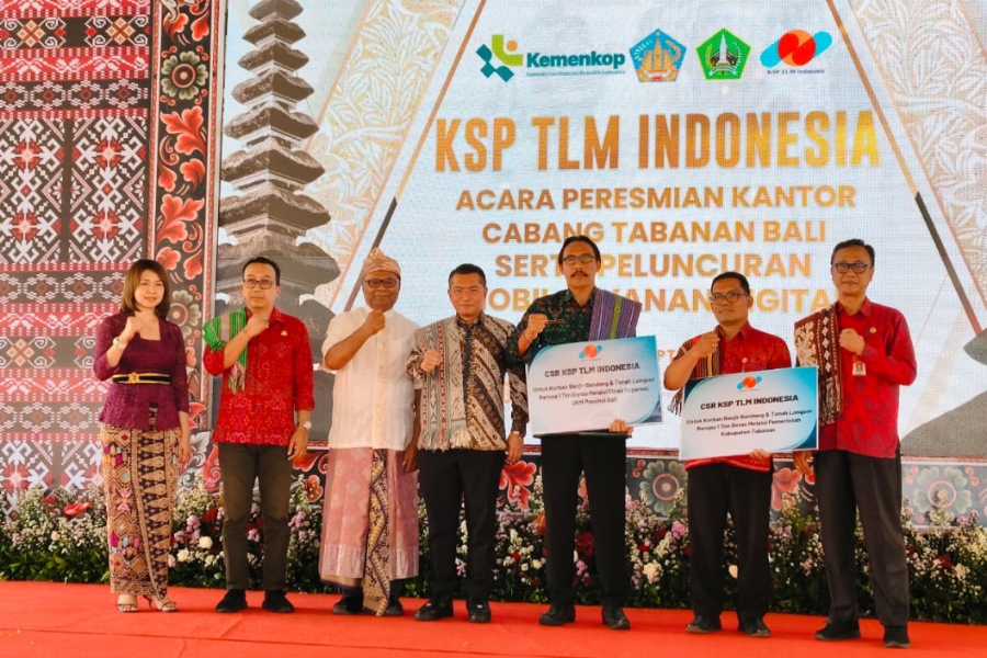 KSP TLM Indonesia Resmikan Kantor Cabang di Tabanan, Luncurkan Mobil ...