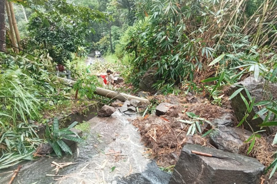 Longsor di Desa Besan Klungkung Belum Tertangani, Puluhan KK Masih ...