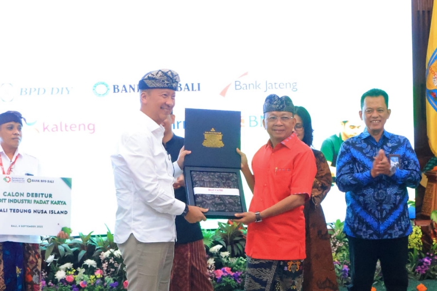 Menperin dan Gubernur Koster Resmikan Program Kredit Padat Karya | BALIPOST.com